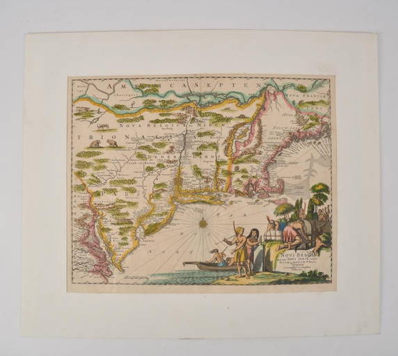 1671 Map By Arnoldus Montanus