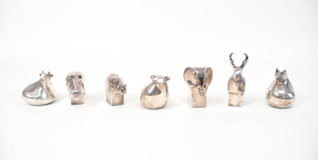 Mid Century Dansk Silverplate Animals