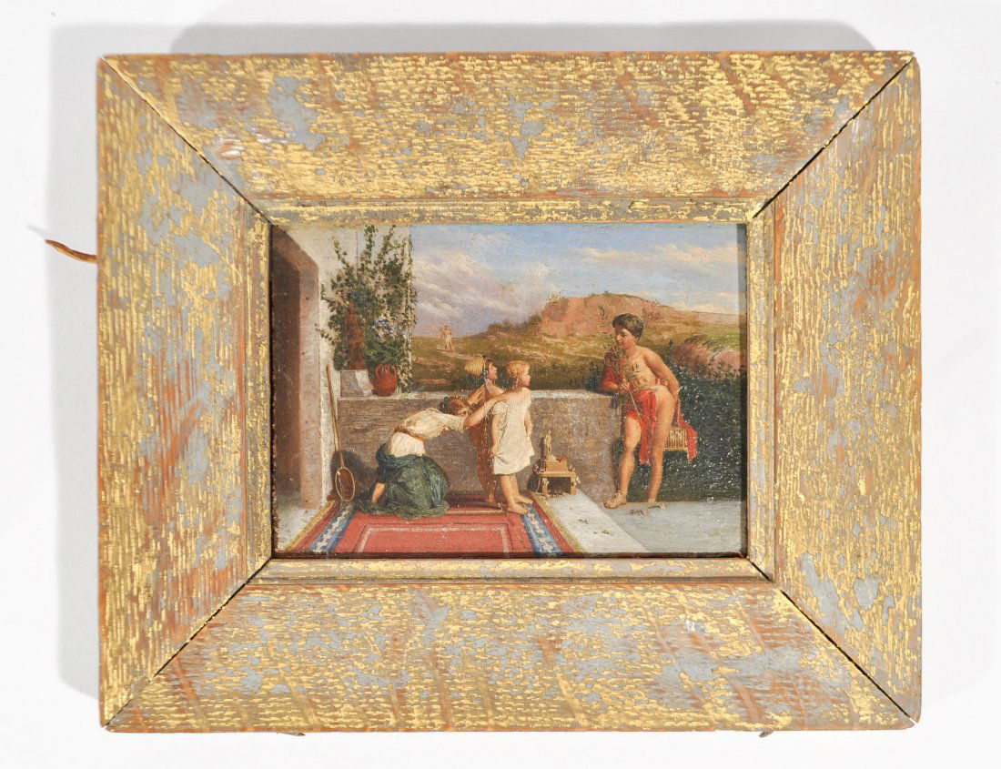 ATTR. JEAN-LOUIS HAMON (FRENCH 1821-1874) PAINTING