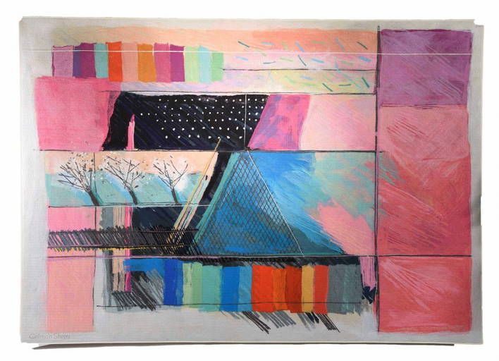 Calman Shemi (argentina/israel, B. 1939) Tapestry