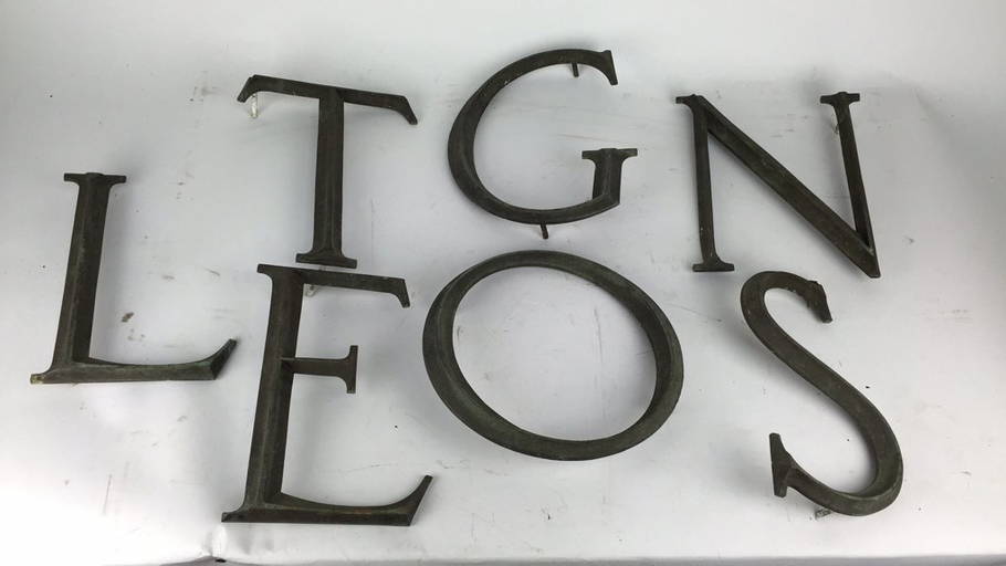 Bronze Sign Letters