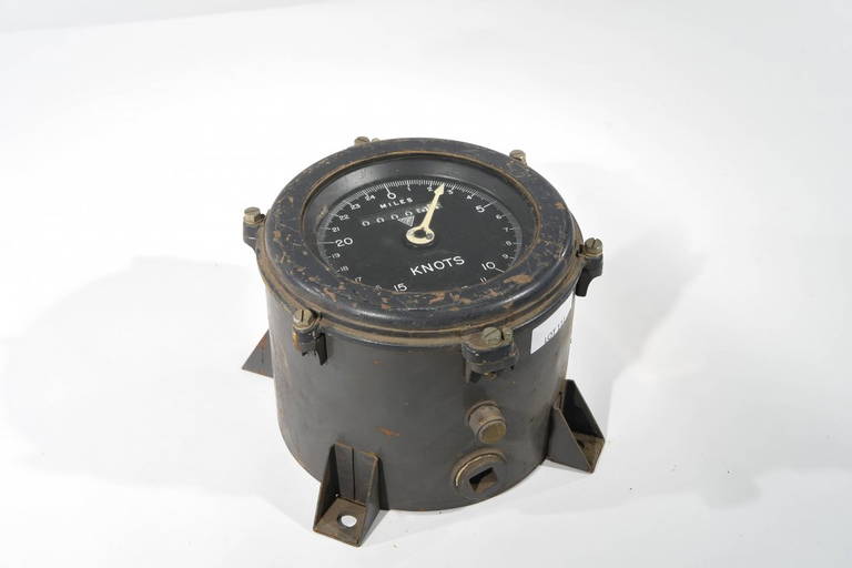 Navy Pitometer Log Corp. Speed And Distance Gauge