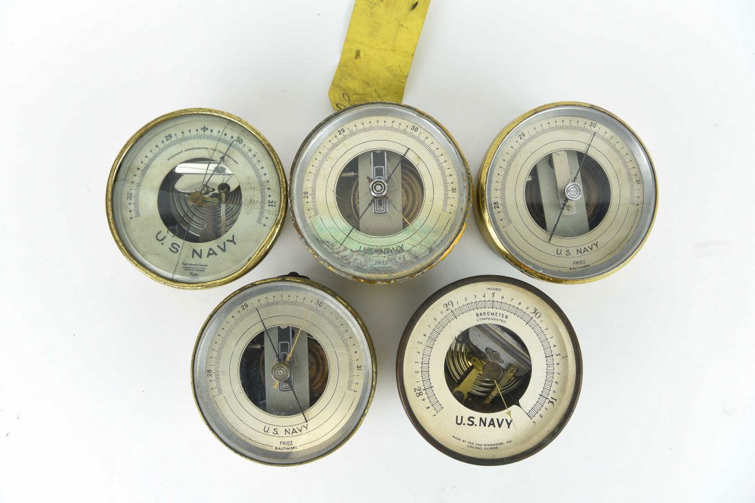 (5) U.s. Navy Ships Barometers