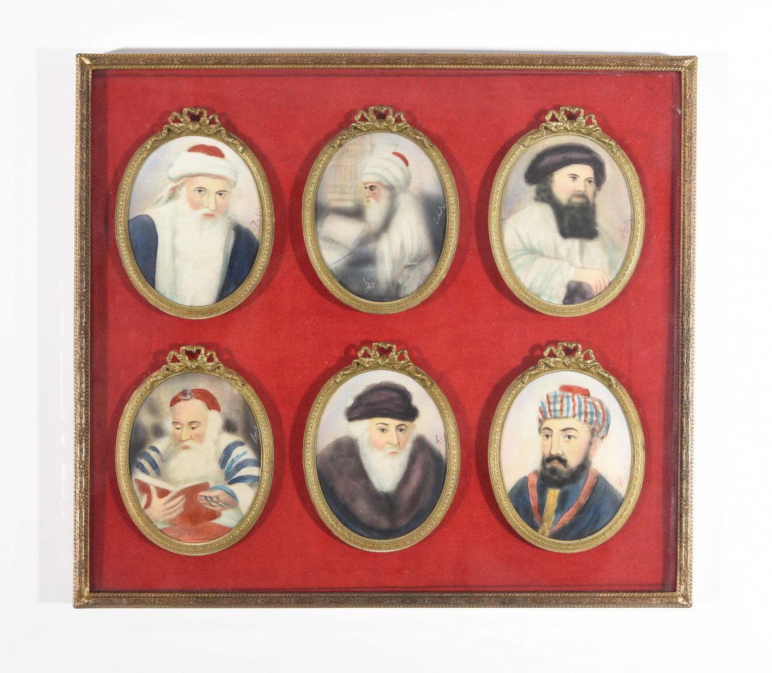 MINIATURE PAINTINGS OF THE MOST FAMOUS RABBIS