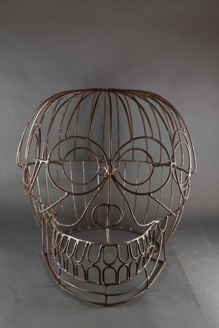 GIANT ITALIAN WIRE SCULPTURAL SKULL HEAD - Dec 11, 2016 | Westport ...