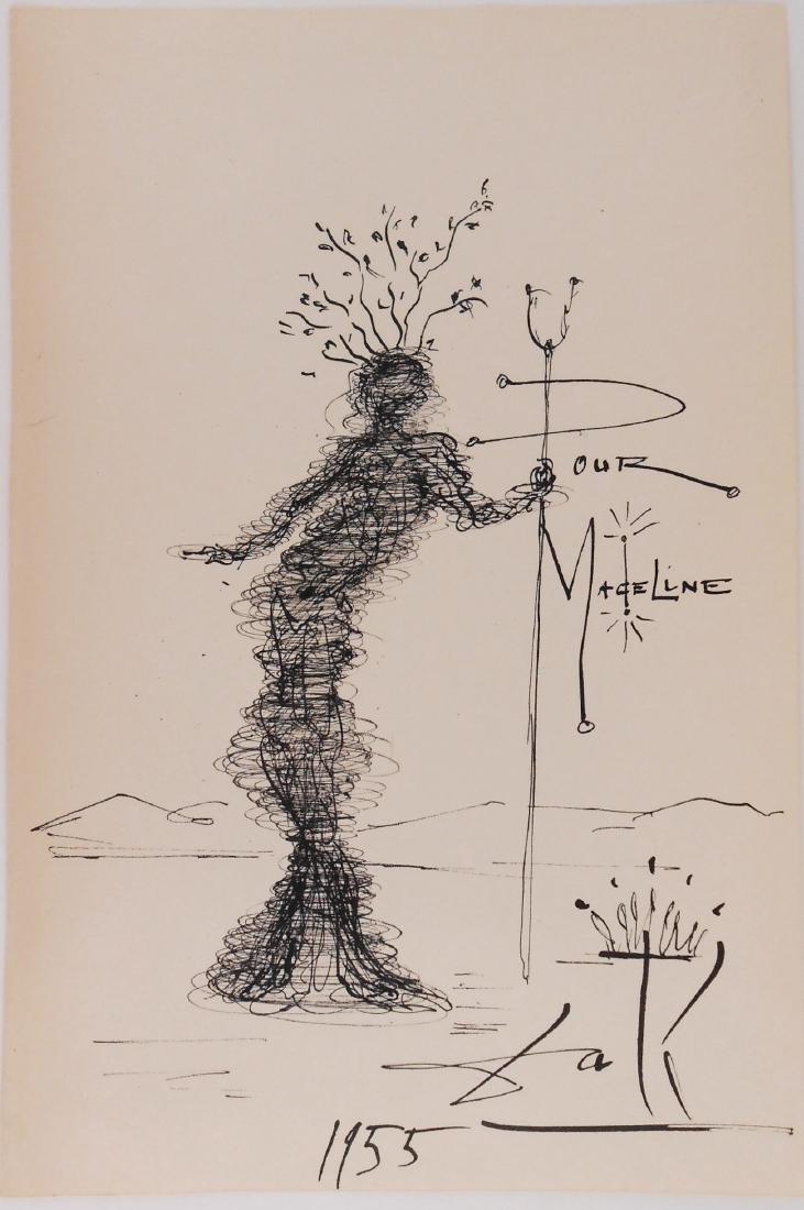 Salvador Dali (1904-1989) Pen & Ink Drawing - Apr 10, 2017 | Preston ...