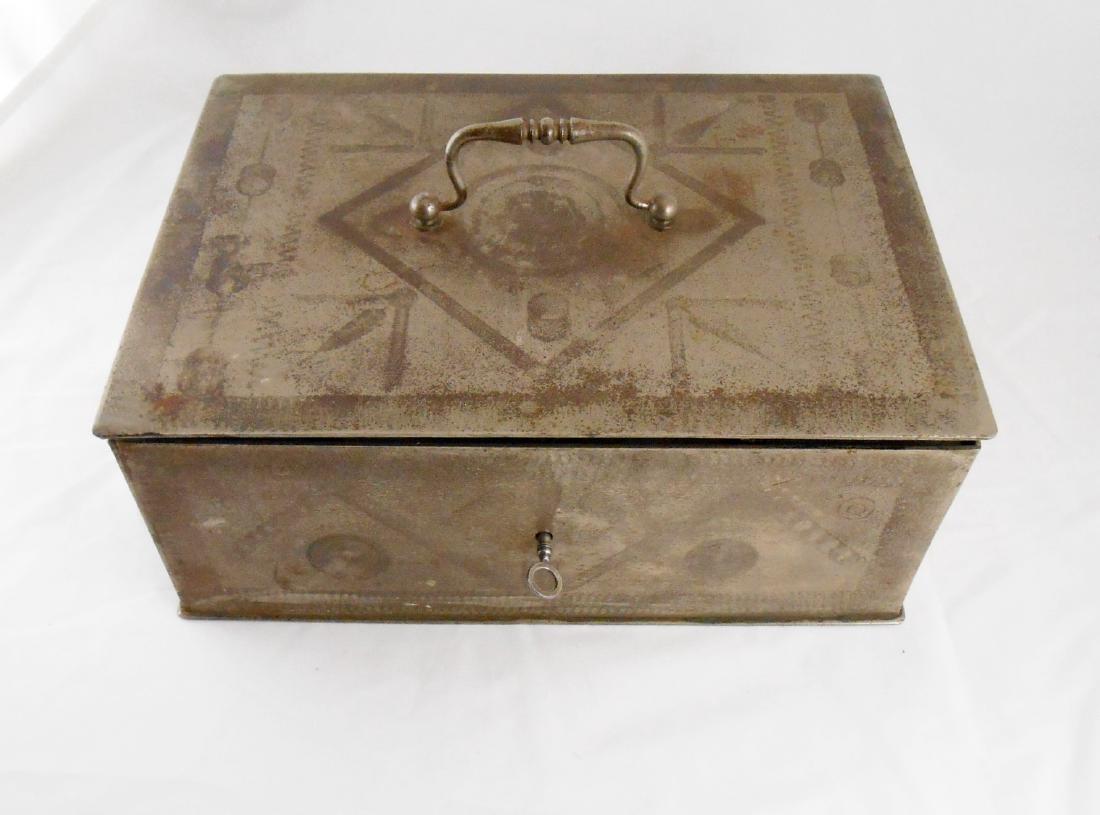 Antique Steel Money Box, Circa 1890