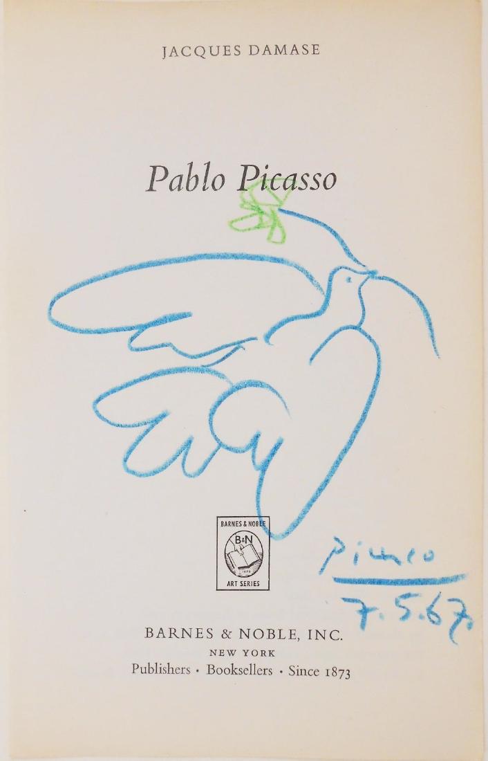 Pablo Picasso (1881-1973) Colored Pencil Sketch