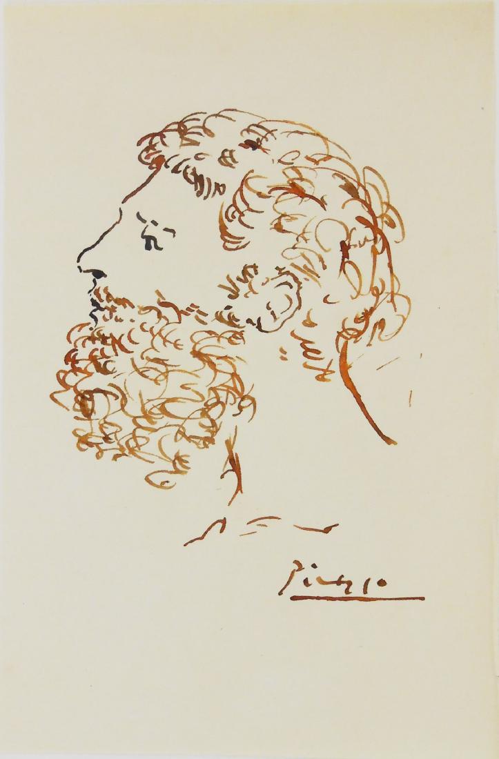 Pablo Picasso (1881-1973) Pen & Ink Drawing