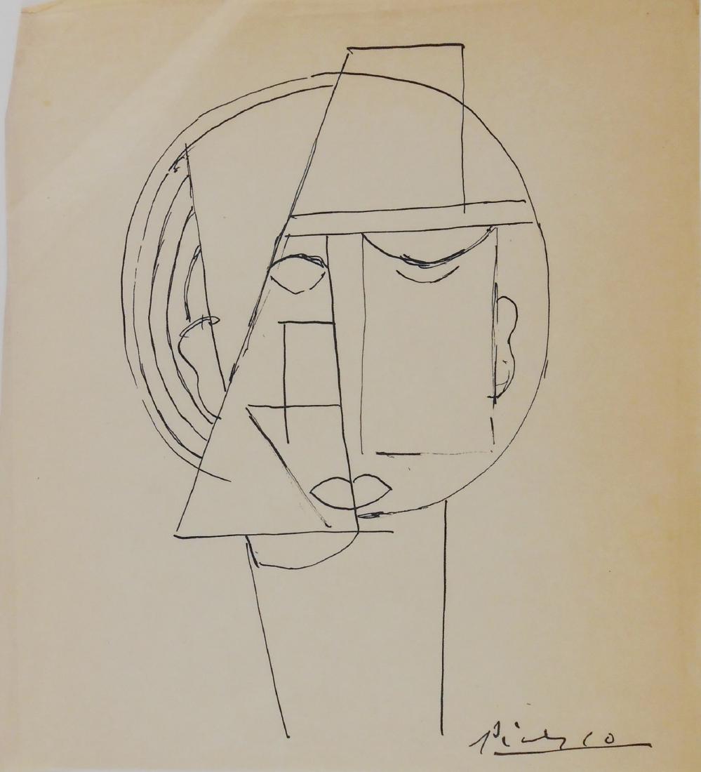 Pablo Picasso (1881-1973) Pen & Black Ink
