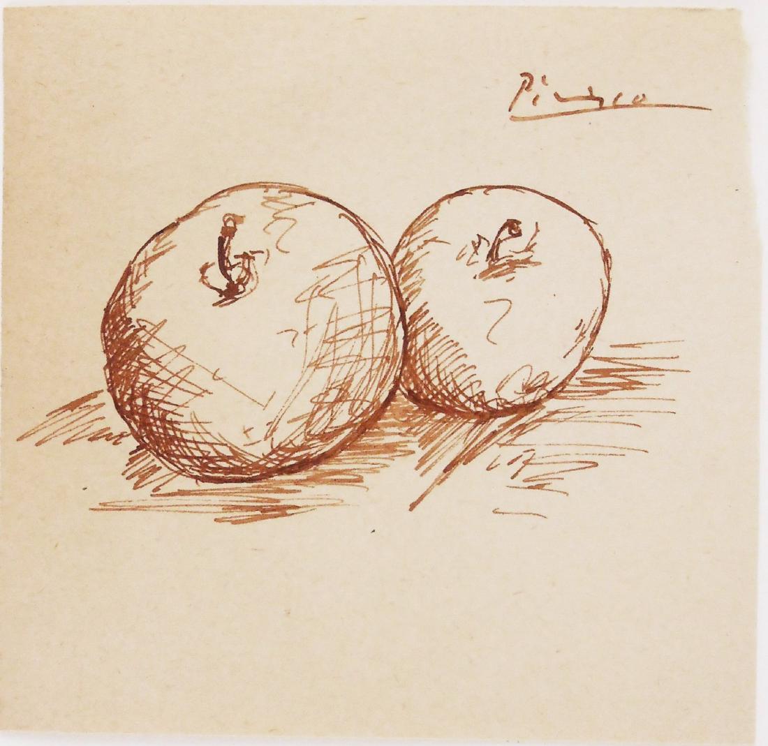 Pablo Picasso (1881-1973) Pen & Ink Drawing