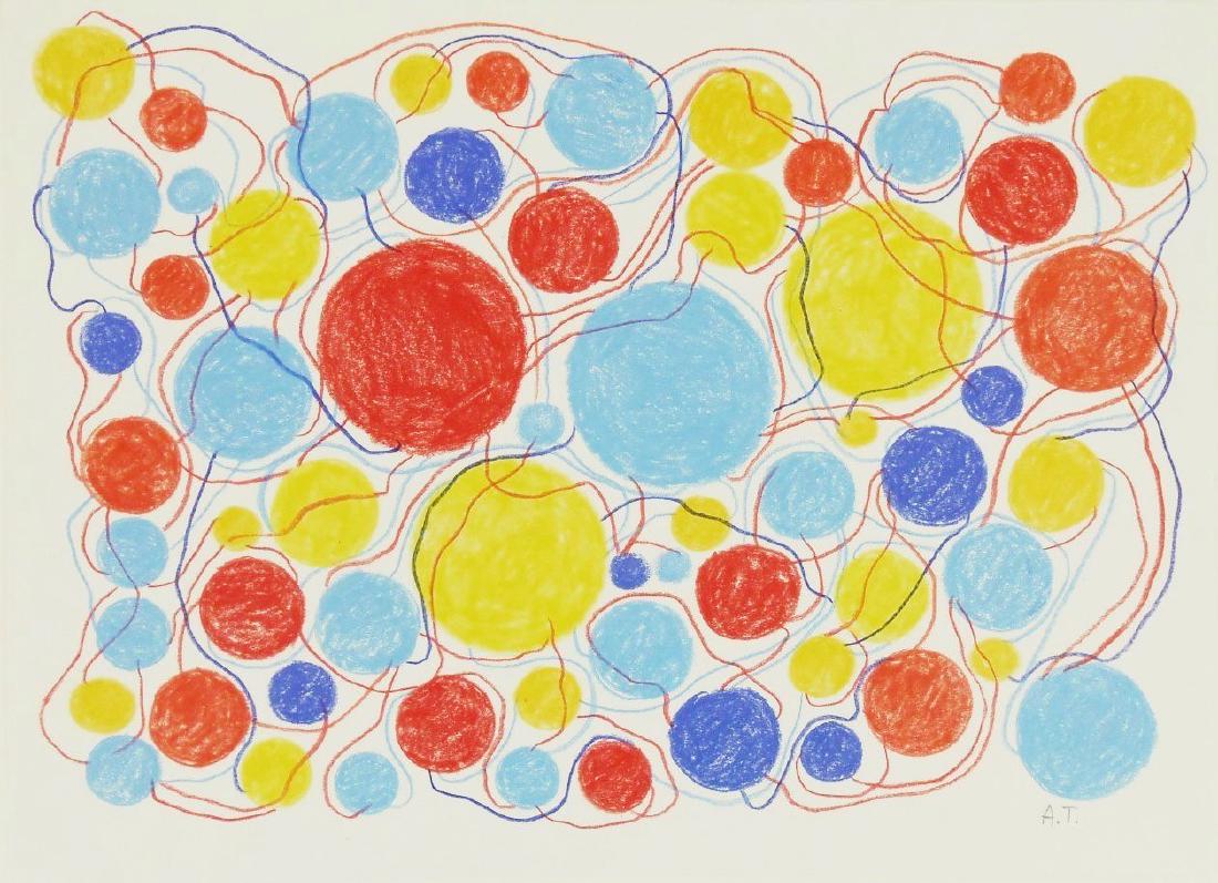 Atsuko Tanaka (1932-2005) Colored Pencil Drawing