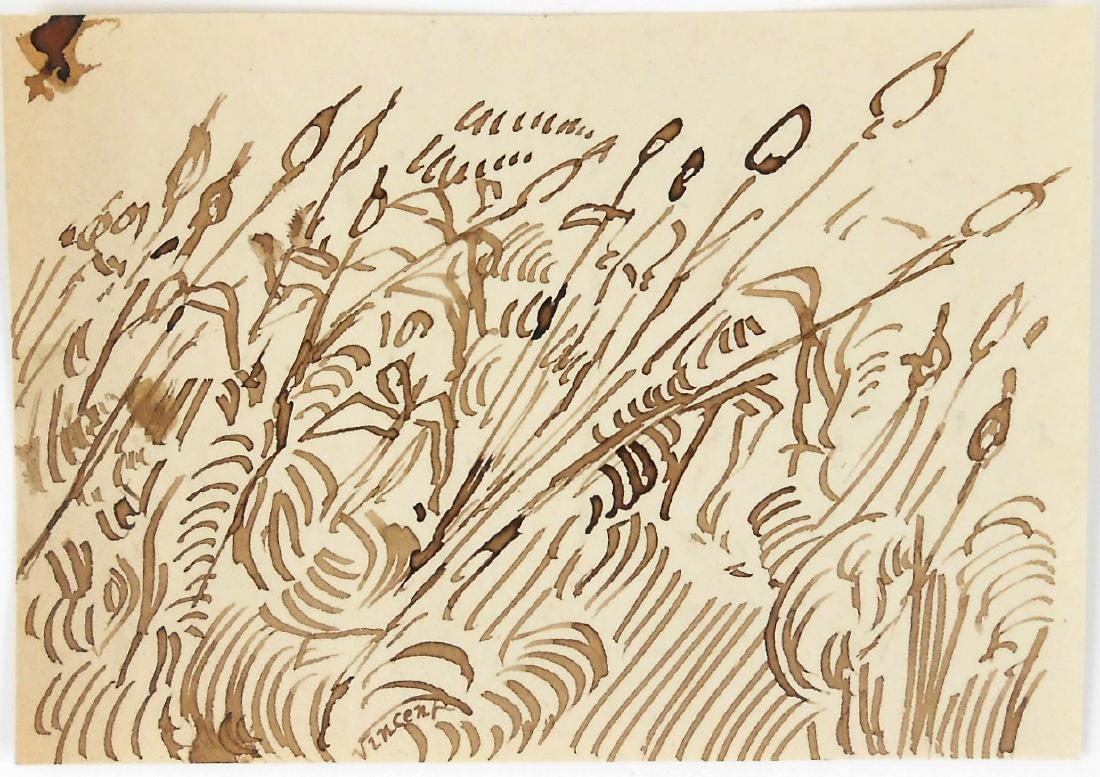 Vincent Van Gogh (1853-1890) Pen & Ink Study