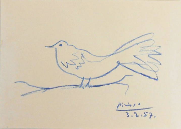 Pablo Picasso (1881-1973) Colored Pencil Drawing - Nov 18, 2019 ...