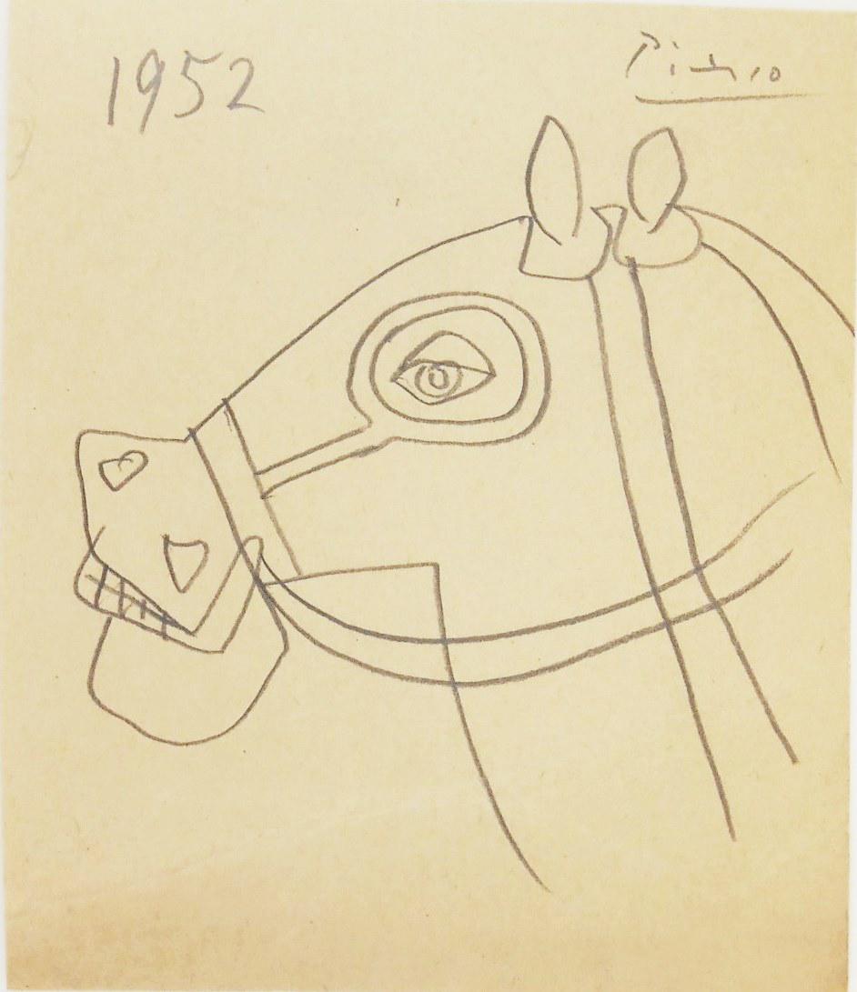 Pablo Picasso (1881 1973) Pencil Drawing
