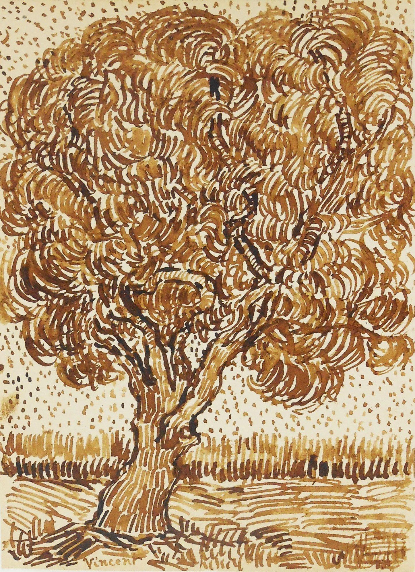 Vincent Van Gogh (1853-1890) Pen & Ink Drawing - Aug 16, 2021 | Preston ...