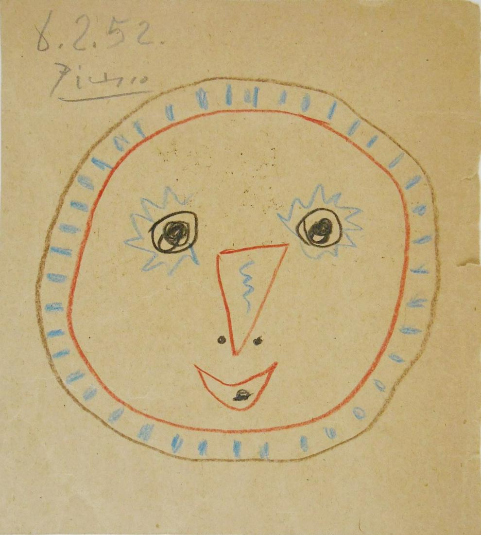 Pablo Picasso (1881-1973) Colored Pencil Drawing - Mar 13, 2023 ...