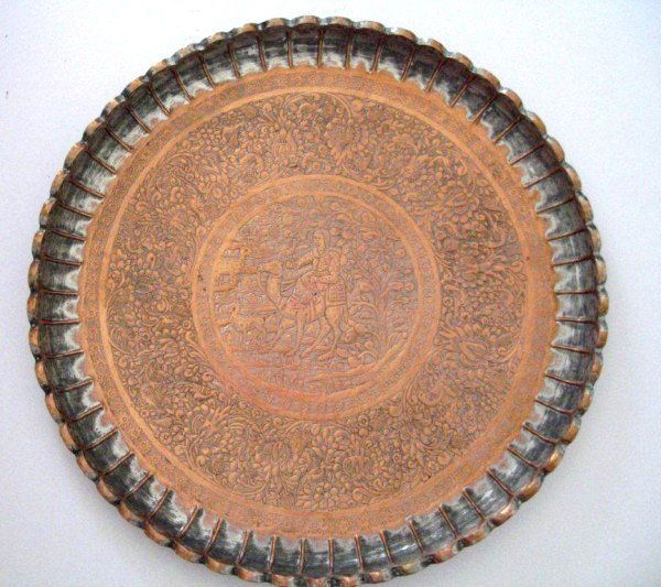 151: Persian Copper Tray - Apr 18, 2012 | Preston Hall Gallery in TX