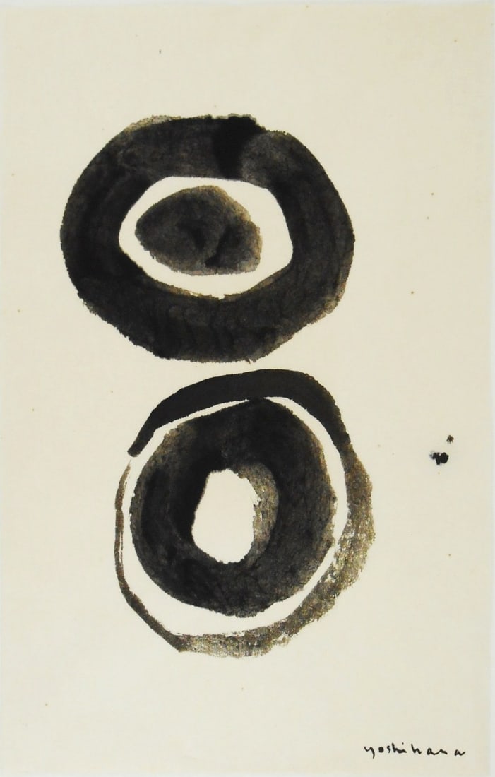 Jiro Yoshihara (1905-1972) Ink Drawing Auction