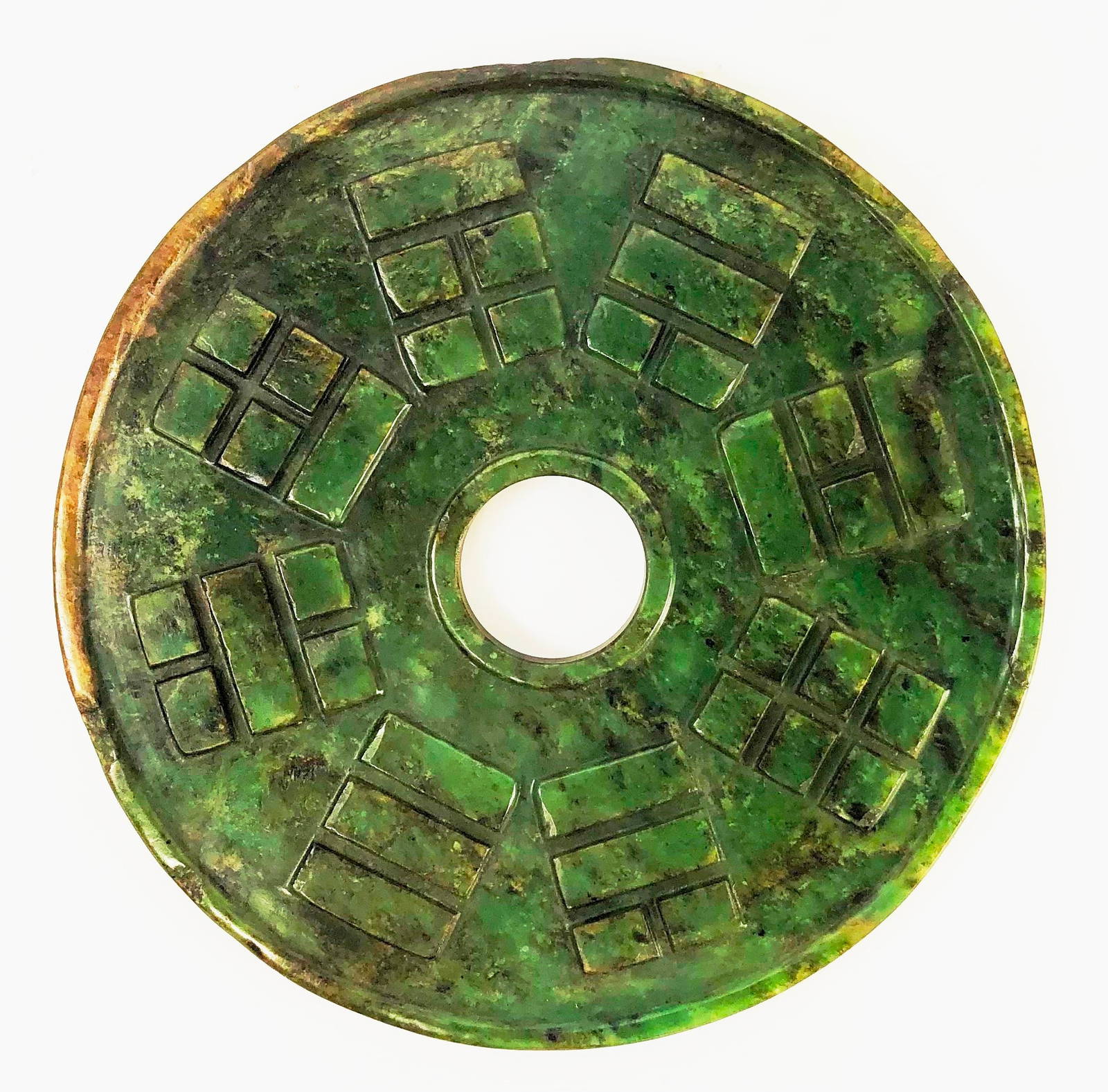 Archaic-style Chinese Jade Disc Auction