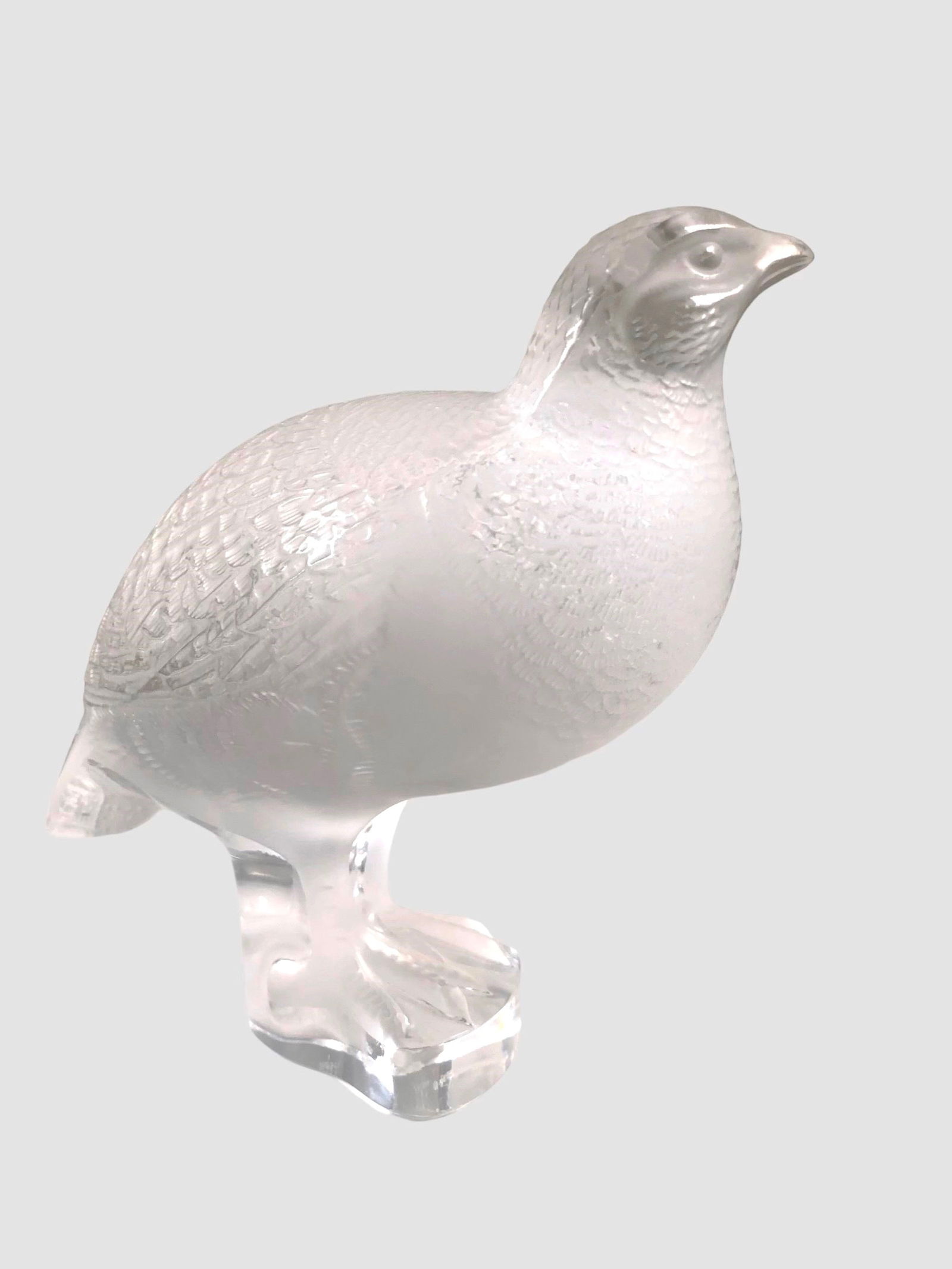 Lalique Crystal Quail Auction