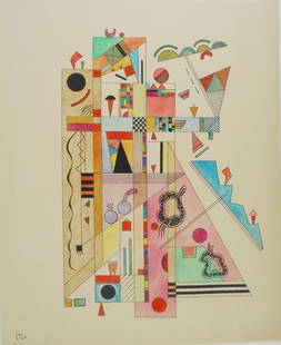 Wassily Kandinsky* (1866-1944) Watercolor Auction