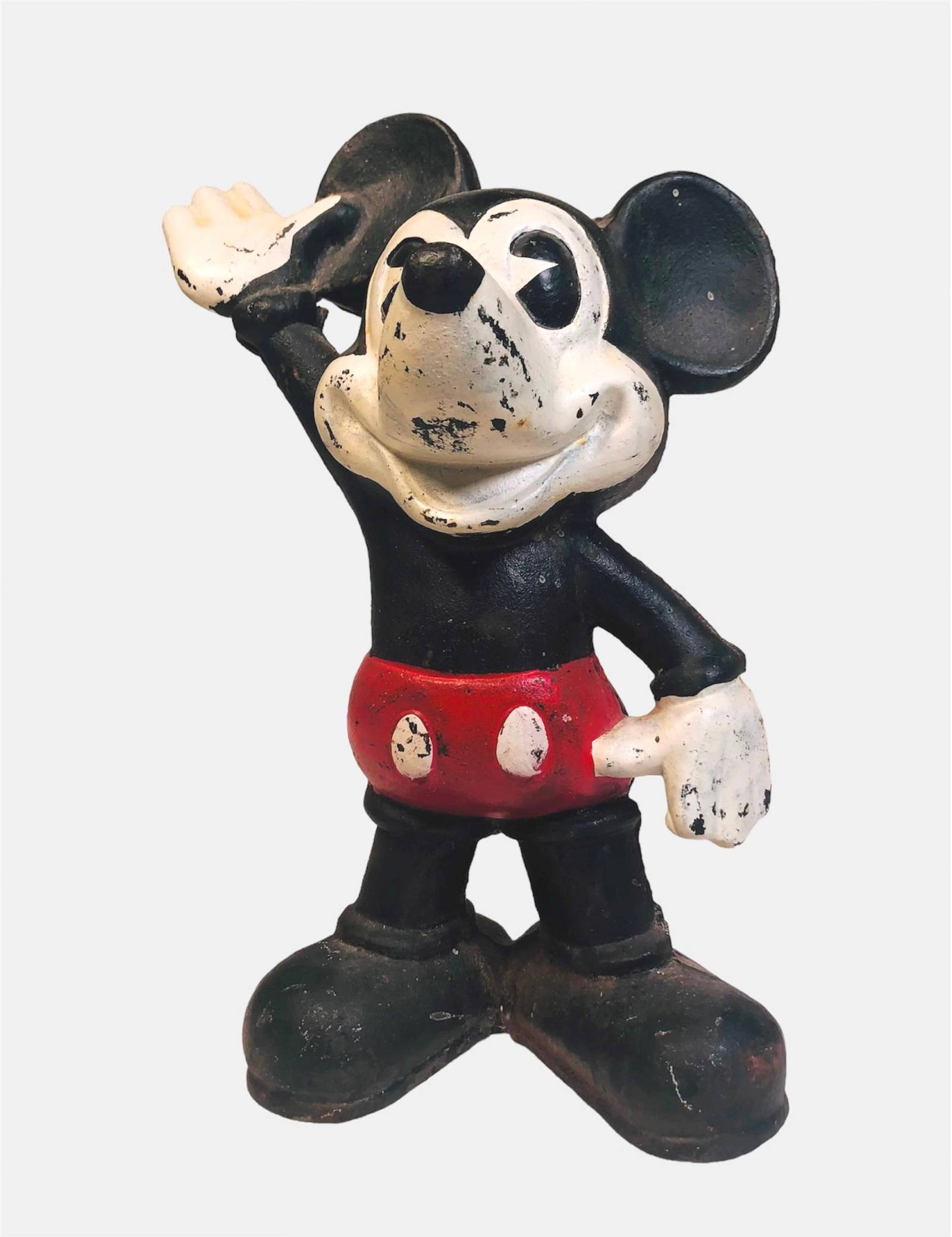 Mickey Mouse Cast Iron Coin Bank Auction