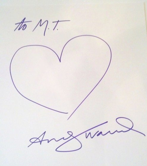 Andy Warhol (1928-1987) Heart Drawing