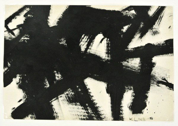 Franz Kline (1910-1962) Original Ink Drawing