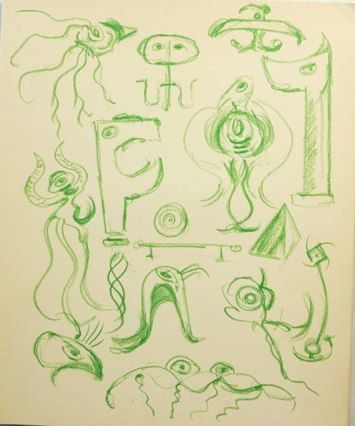 Jackson Pollock Colored Pencil Drawing - Jul 25, 2013 | Preston Hall ...