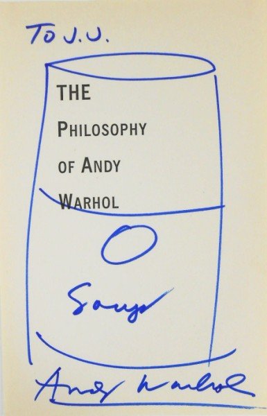 Andy Warhol (1928-1987) Soup Can Drawing