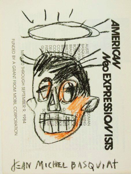 Jean-Michel Basquiat Rare Souvenir Sketch