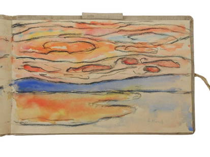 Edward Munch (1863 1944) Watercolor