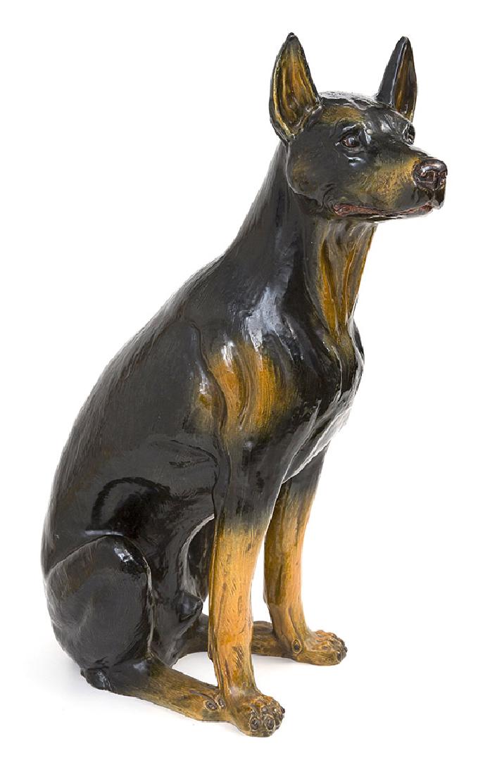 Italian Doberman Pinscher Ceramic Dog - Jan 21, 2018 | Main Auction ...