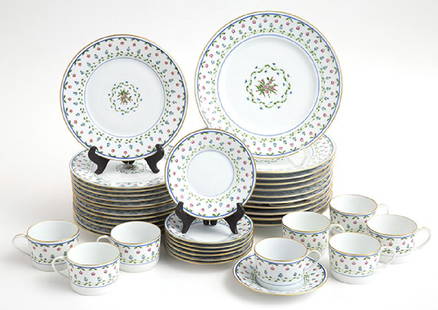 (16) A. Raynaud Limoges Ceralene Salad Plates.
