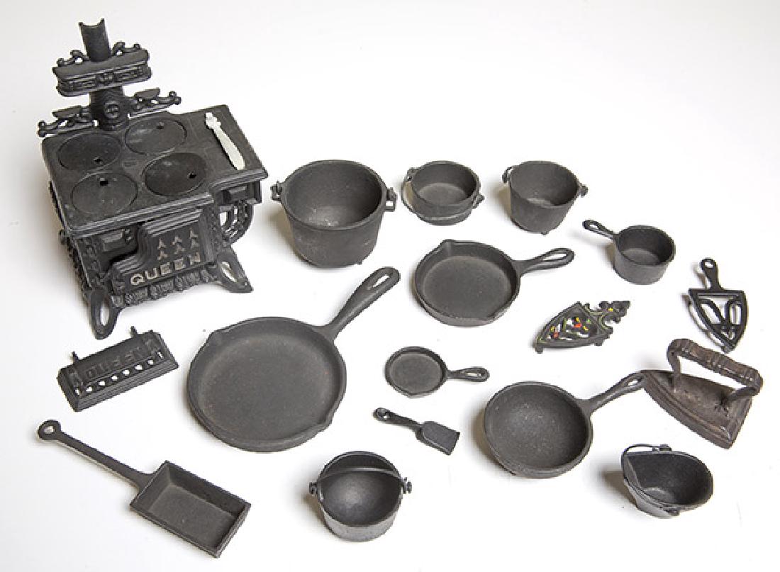 G. F. Filley cast iron Charter Oak No. 503 stove