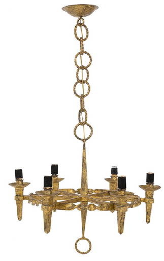 Gilded Regency Chandelier