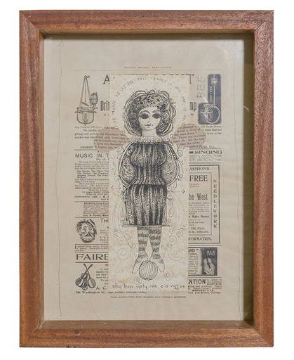 Elmer Ruff (20th Century) Mixed Media (cincinnati)