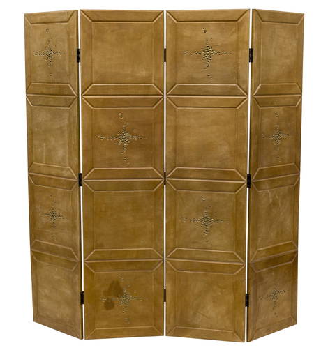 French Leather Room Divider (#0262) on Jan 09, 2022 | Main Auction ...