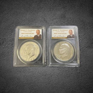 Eisenhower 40th Anniversary Silver Proof Dollar