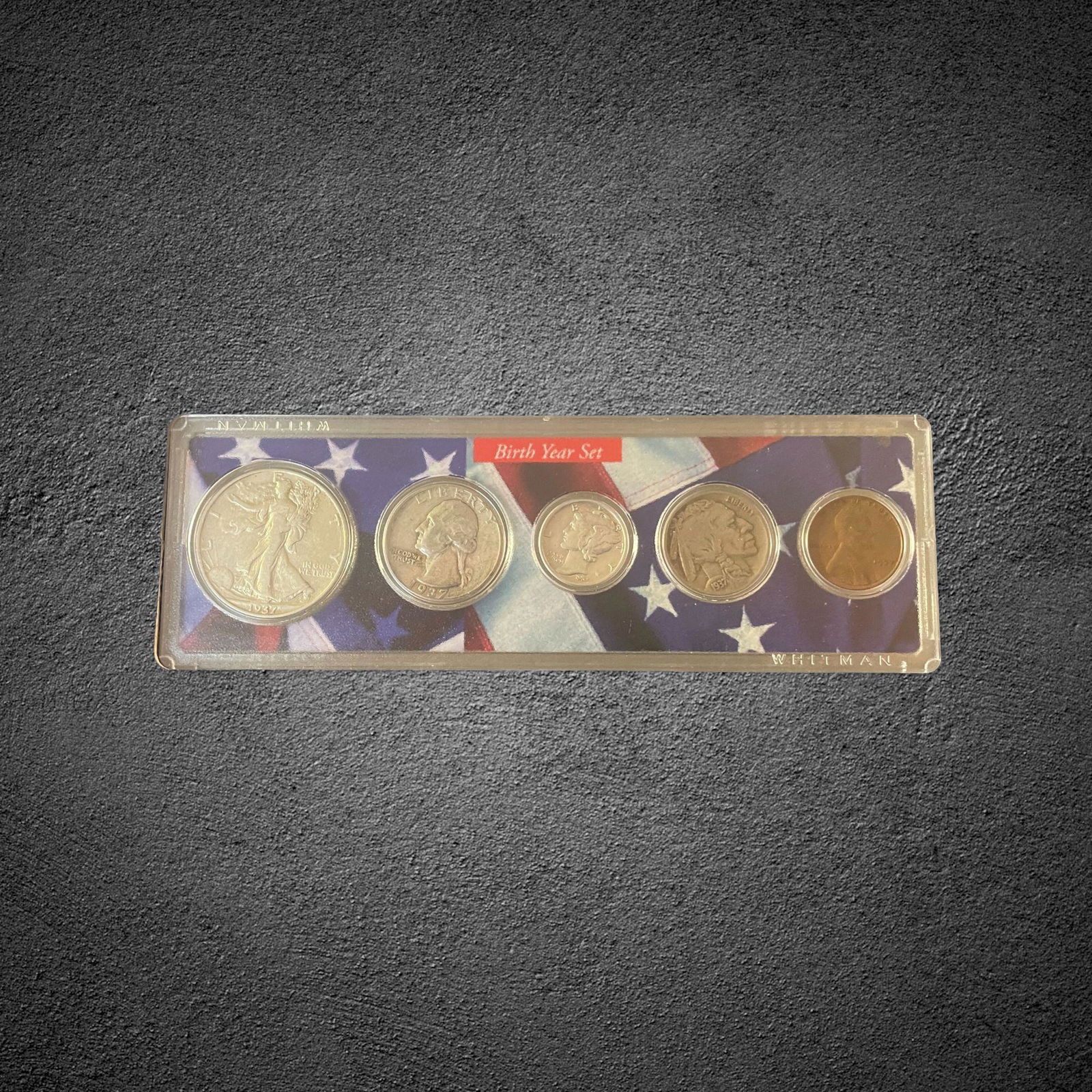 1937 5 Coin Set