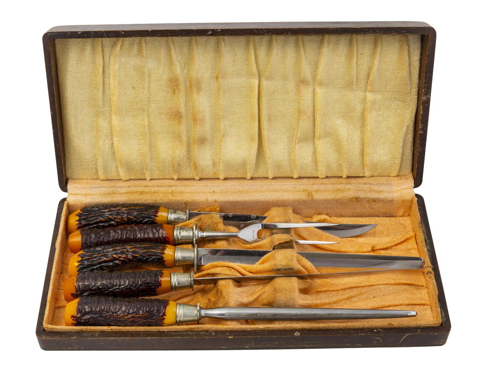 Flint Stainless Carved Handle Carving Set