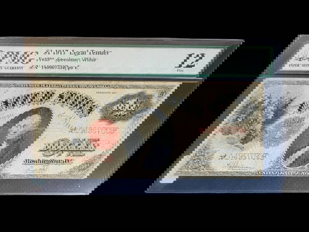 1917 Red Seal $1.00 Star Note Auction