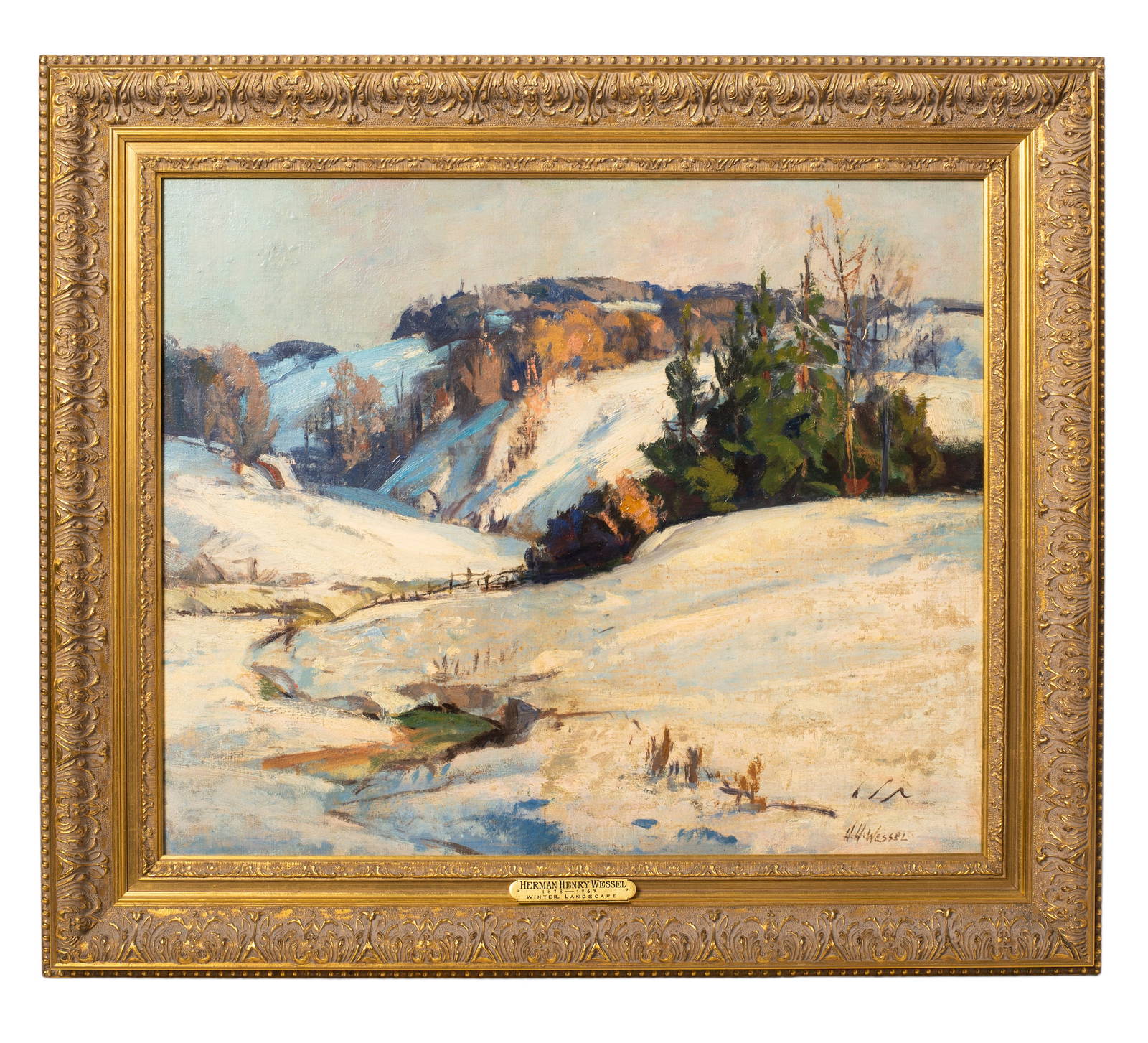 Herman Henry Wessel (1878-1969) Oil (cincinnati) Auction