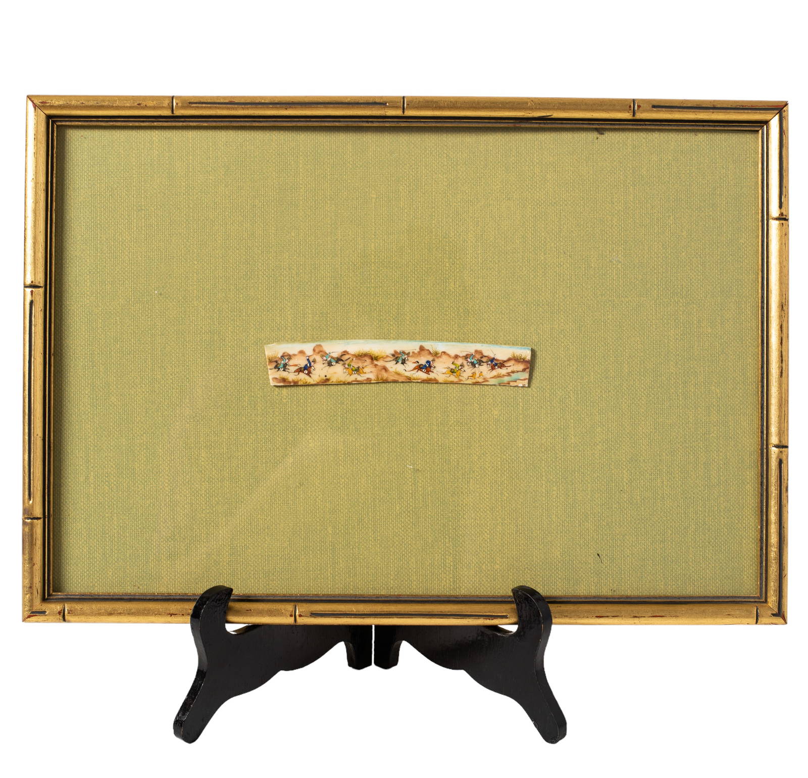 19th Century Hand Painted Persian Plaque Auction