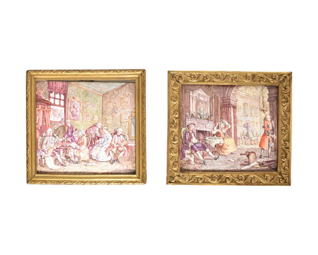 Limoges Enamel Plaques Auction