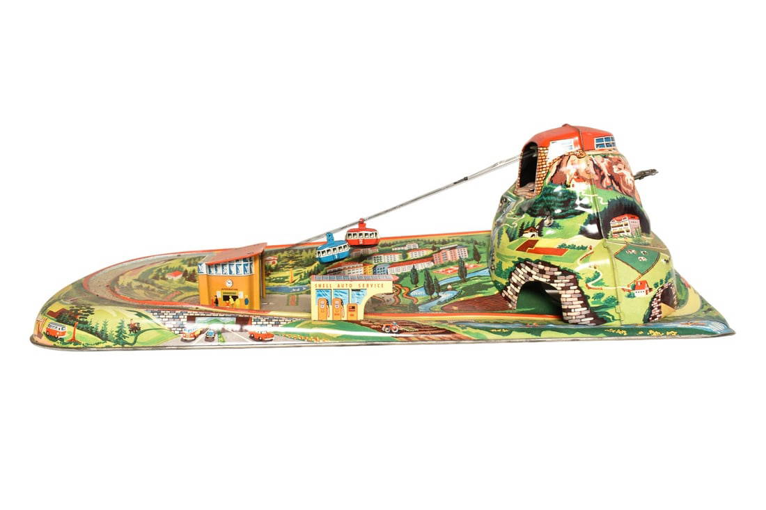 Technofix Wind-up Tabletop Cable Car Toy Auction