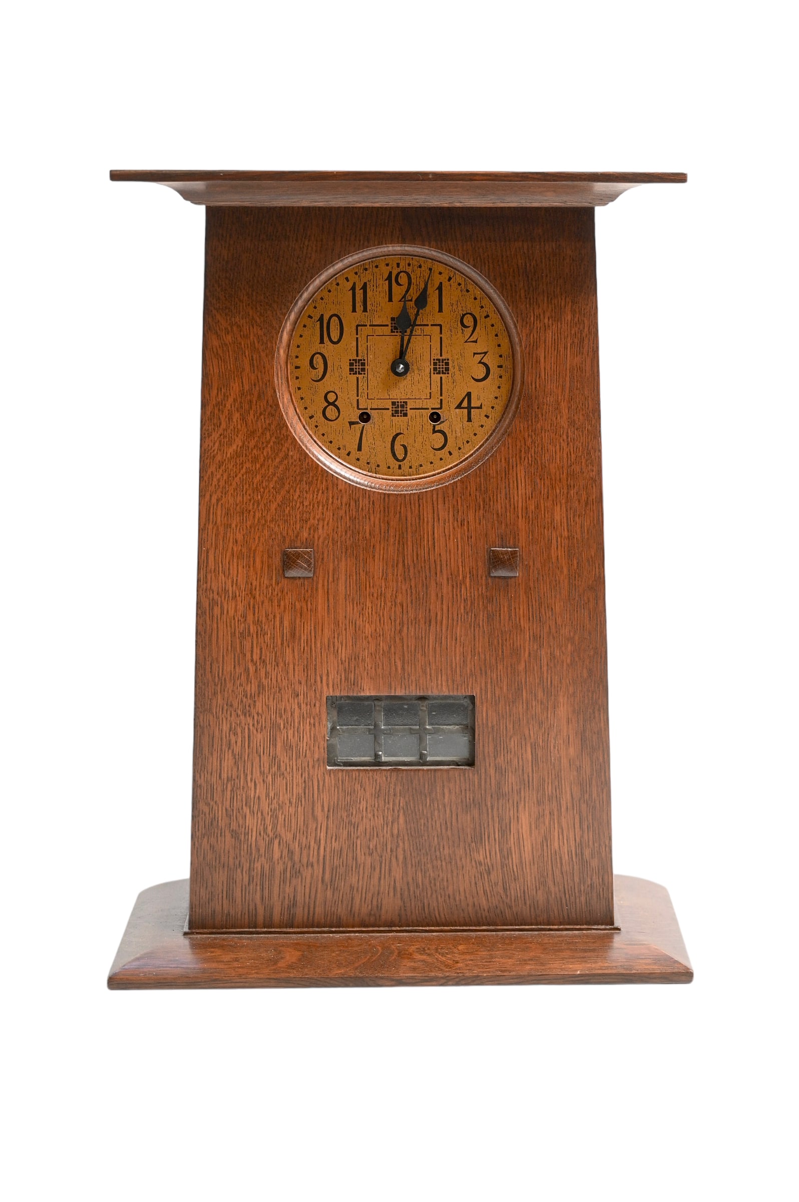 Stickley Contemporary Oak Mantel Clock Auction