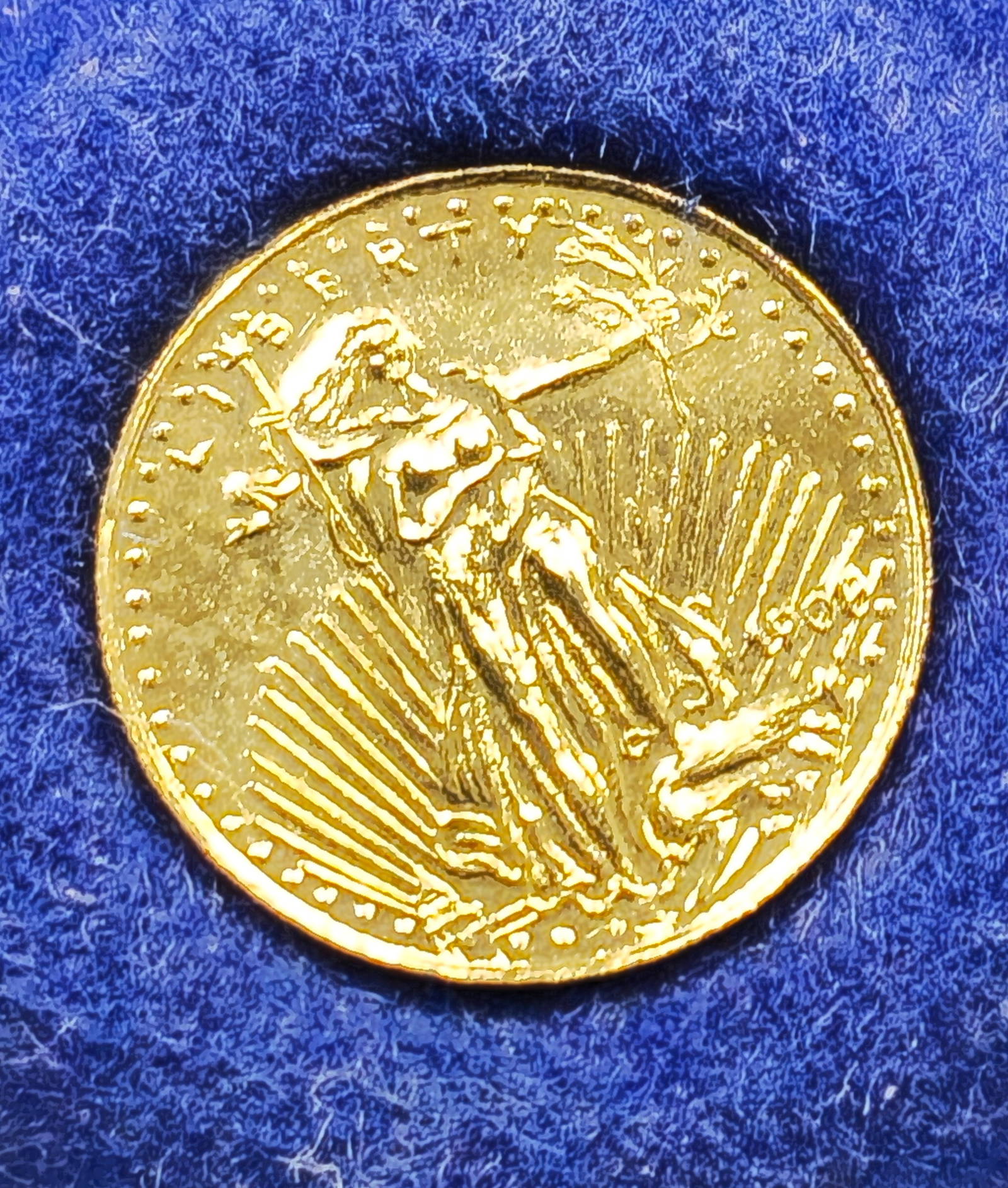 Miniature Saint Gaudens $20 Gold Piece Auction