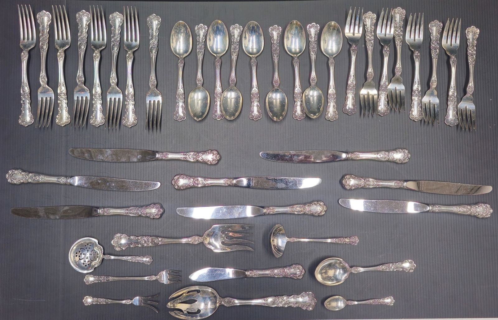 Gorham "buttercup" Sterling Silver Flatware Set Auction